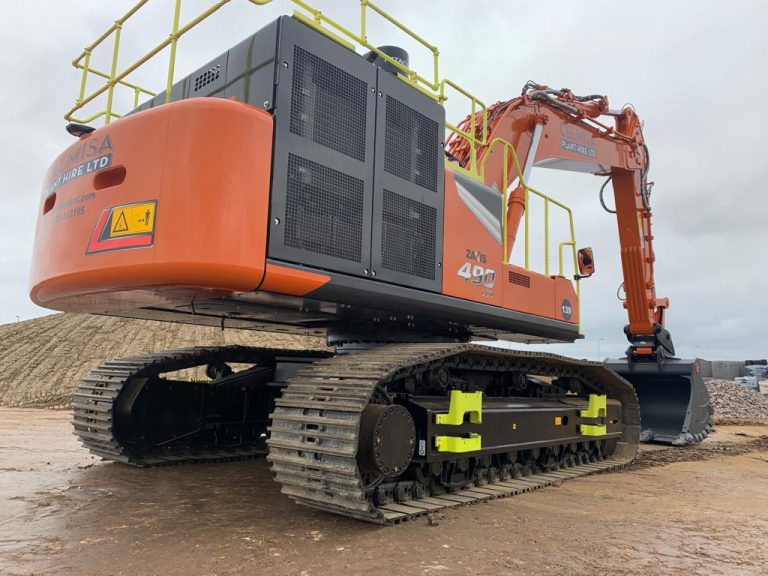 Hitachi ZX490LCH-7 WITH TRIMBLE EARTHWORKS - Celmisa Plant Hire